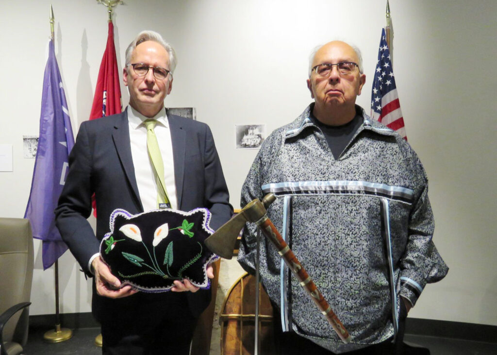 Seneca Nation celebrates return of Cornplanter pipe tomahawk ...