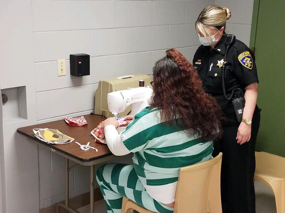 County jail inmates sewing face masks for Sheriff’s Office, first ...