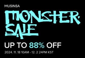 MUSINSA Launches the Year's Biggest Sale Event - Monster Sale Offering ...
