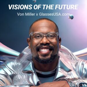 Von Miller and GlassesUSA.com team up to launch an AI-designed eyewear ...