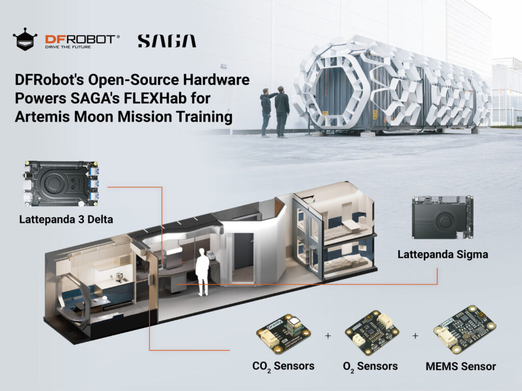 DFRobot's Open-Source Hardware Powers SAGA's FLEXHab for Artemis Moon ...