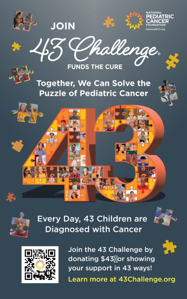 The "43 Challenge" Continues Through National Cancer Research Month to ...