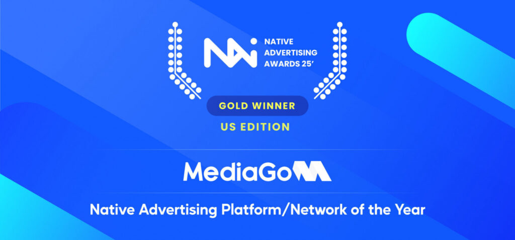 MediaGo Wins Gold for Native Advertising Platform/Network of the Year at 2025 US Native ...
