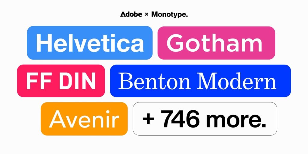 Monotype Expands Collaboration with Adobe to Bring Hundreds of World's ...