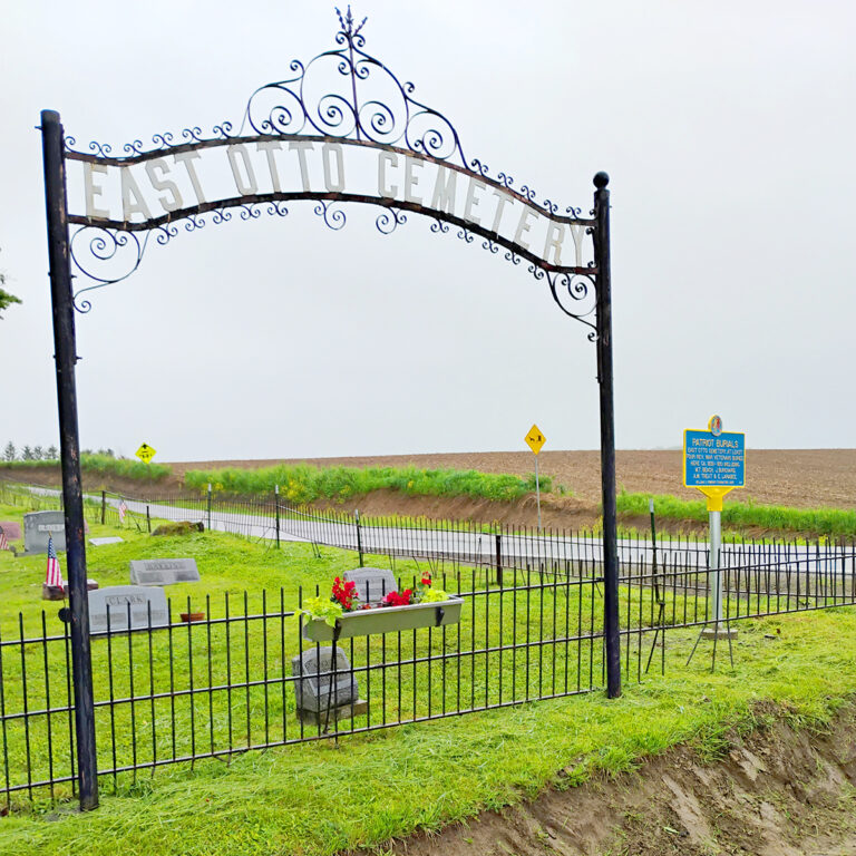 Pomeroy historical marker placed at East Otto Cemetery - Salamanca Free ...