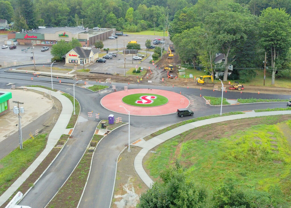Salamanca roundabout project nearing completion - Salamanca Free Press